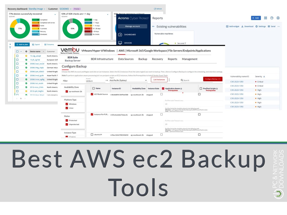 Top 10 AWS ec2 Backup Tools for 2025 - Free & Paid Tools!