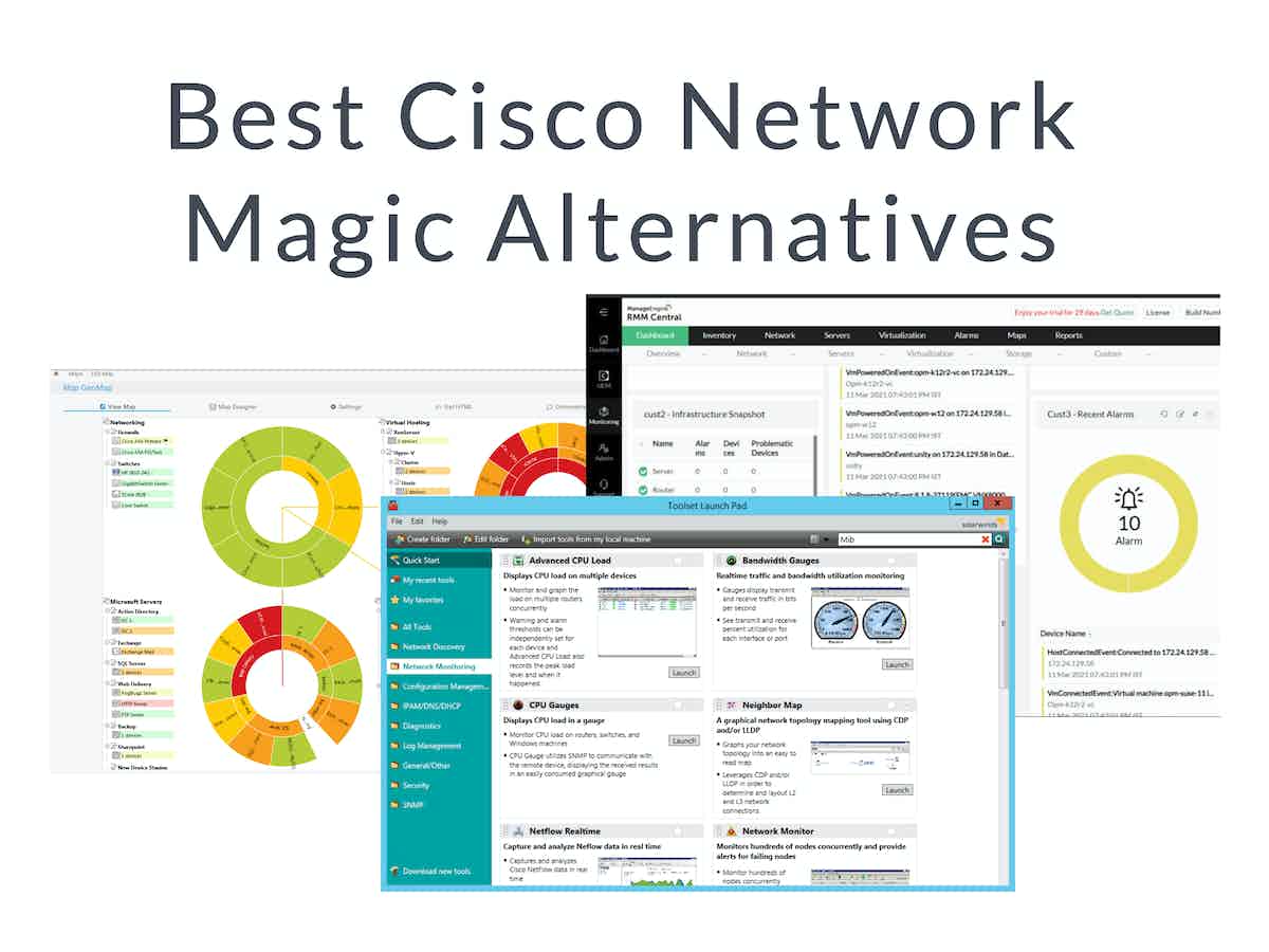 8 Best Cisco Network Magic Alternatives in 2026 & Free Trials!
