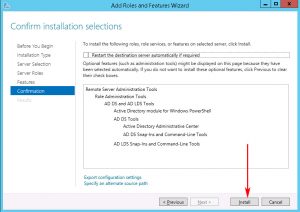 Active Directory Users and Computers not showing in Administrative Tools?