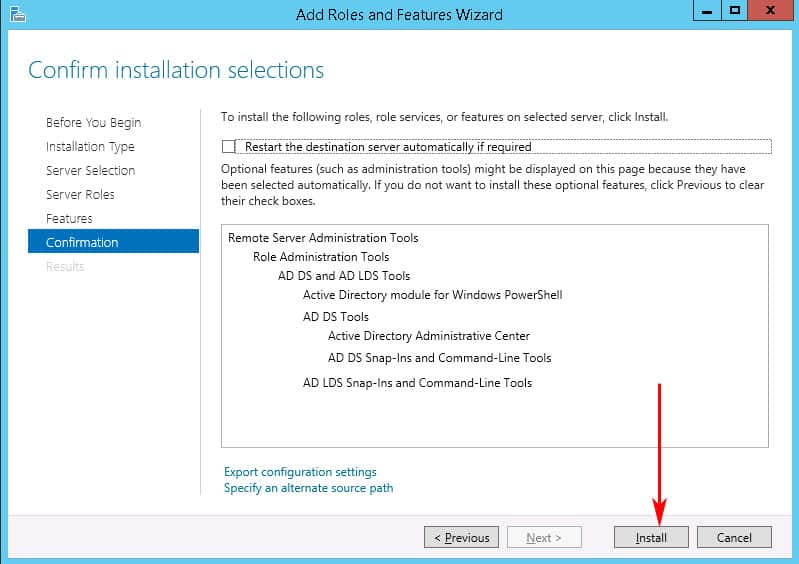 Active Directory Users and Computers not showing in Administrative Tools?