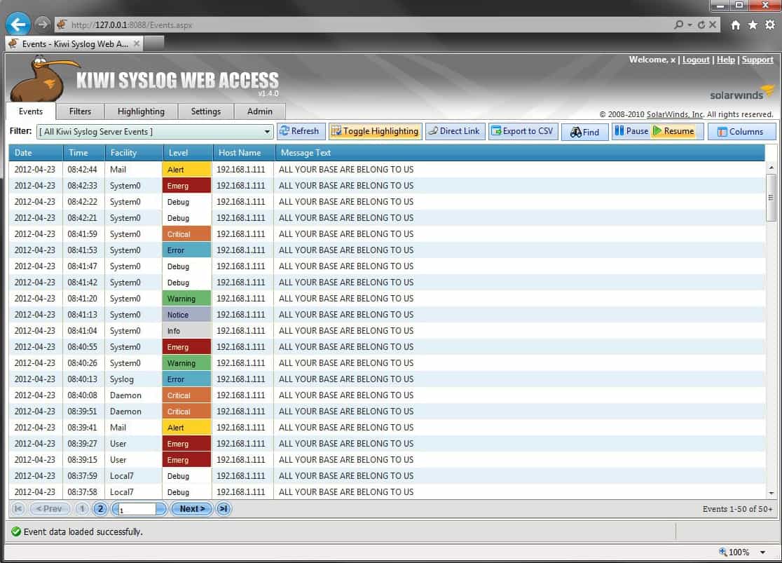 Kiwi Syslog Server Review - Rated #1 for Syslog Software!