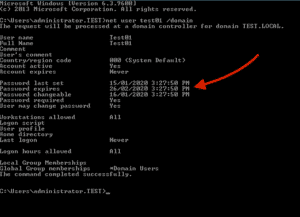 Find Password Expiration Date for AD Users