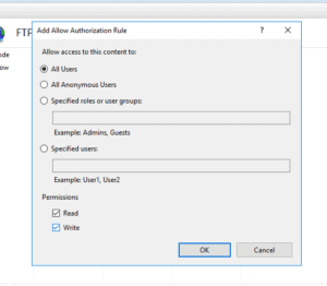 Installing a secure FTP server on Windows using IIS